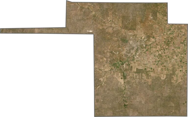Tom Green County Map, Texas - US County Maps