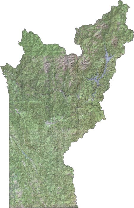 Trinity County Map, California - US County Maps