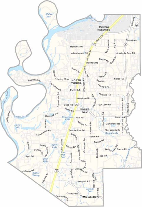 DeSoto County Map, Mississippi - US County Maps