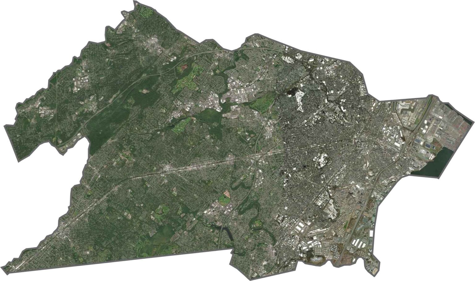 Union County Map, New Jersey - US County Maps