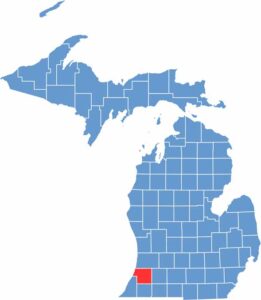 Van Buren County Map, Michigan - US County Maps