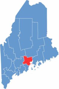 Waldo County Map, Maine - US County Maps