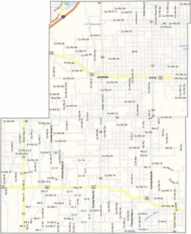 Adams County Map, Colorado - US County Maps