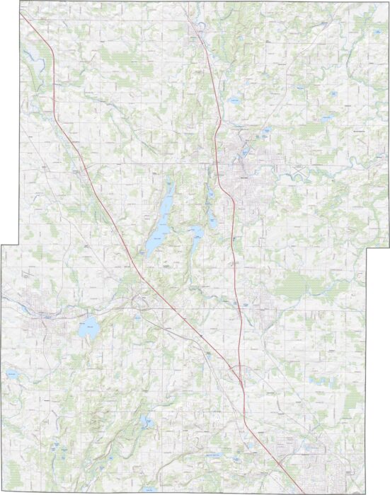 Washington County Map, Wisconsin - US County Maps
