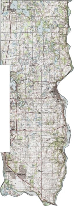 Washington County Map, Minnesota - US County Maps