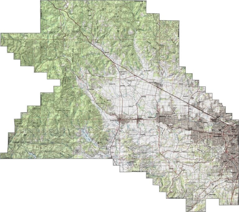 Washington County Map, Oregon - US County Maps