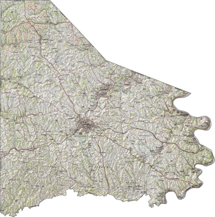 Washington County Map, Pennsylvania - US County Maps