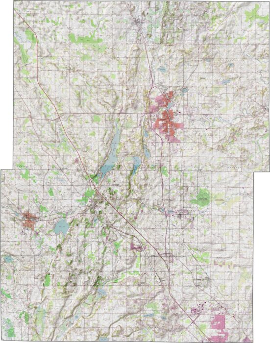 Washington County Map, Wisconsin - US County Maps