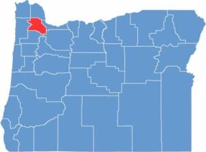 Washington County Map, Oregon - US County Maps