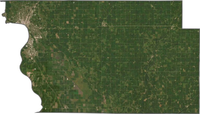 Woodbury County Map, Iowa - US County Maps