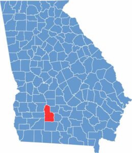 Worth County Map, Georgia - US County Maps