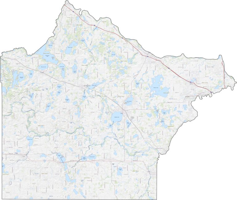 Wright County Map Minnesota Us County Maps