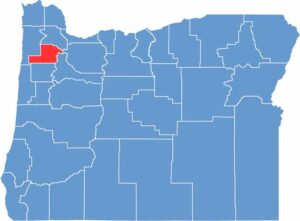 Yamhill County Map, Oregon - US County Maps